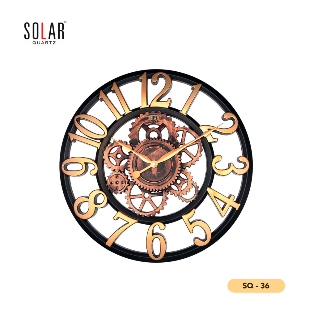 Solar Wall Clock – 17.75 Inch – Richsonic