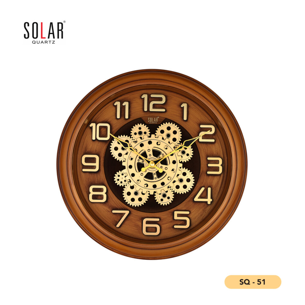 Solar Wall Clock – 13.5 Inch – Richsonic